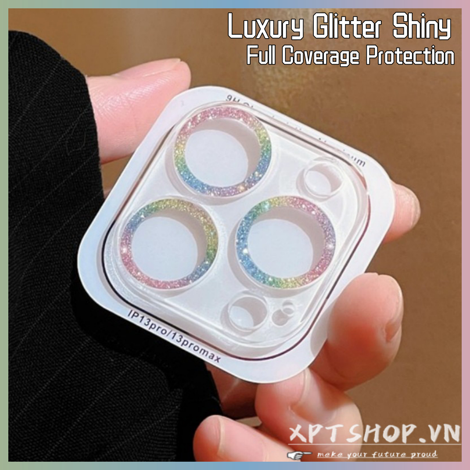 INS Colorful Luxury Glitter Shiny Camera Lens Protector Camera Lens ...