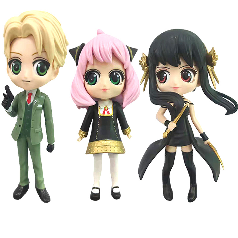 Qposket Spy x Family Loid Forger Dolls Anya Yor Forger Q posket Anime ...