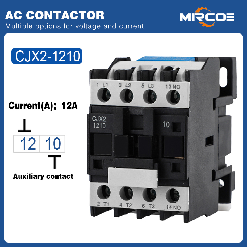 1210-12A Ac Contactor CJX2 (LC1-D) For Motor Starter And Electrical ...