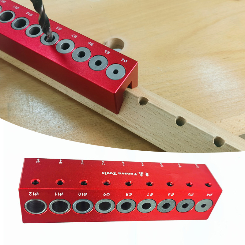 Self Centering Doweling Jig 4mm-12mm Step Drill Guide Bushing Set Wood ...