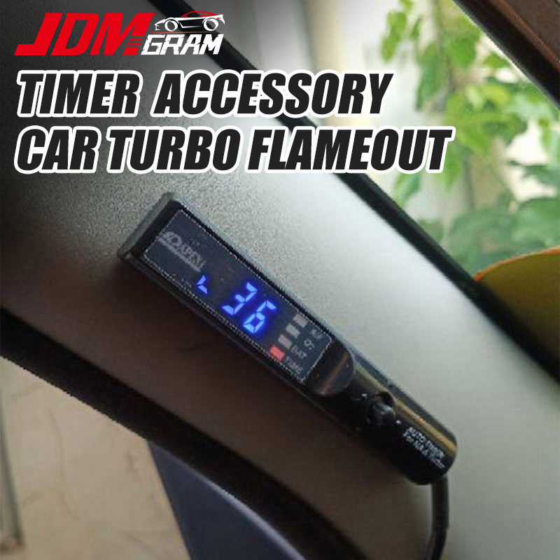 JDMGRAM Universal Timer Car Turbo Flameout Controller Apexi LED Display ...