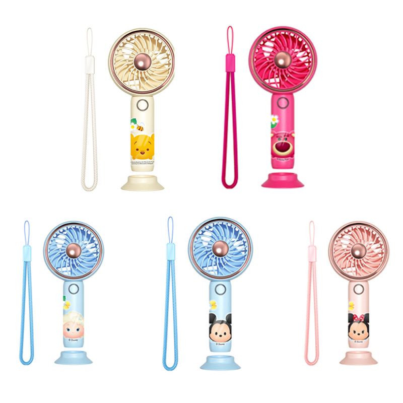Disney DY-508 Handheld Mini Fan Mickey Minnie Elsa Strawberry Bear ...