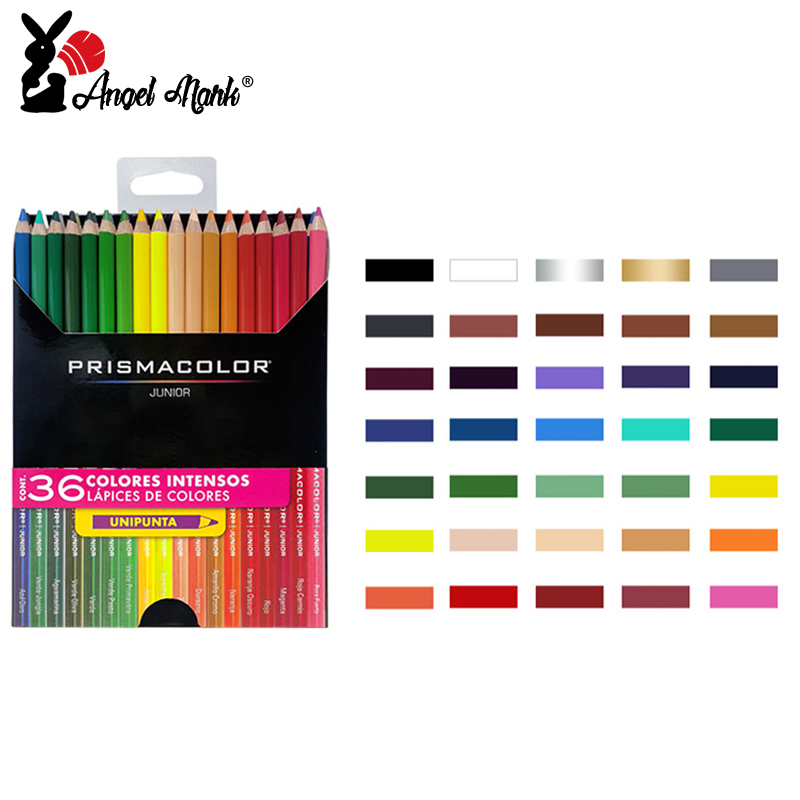 Angel Mark PRISMACOLOR 12/15/24/36/48 Colors Oily Wood Colored Pencil ...