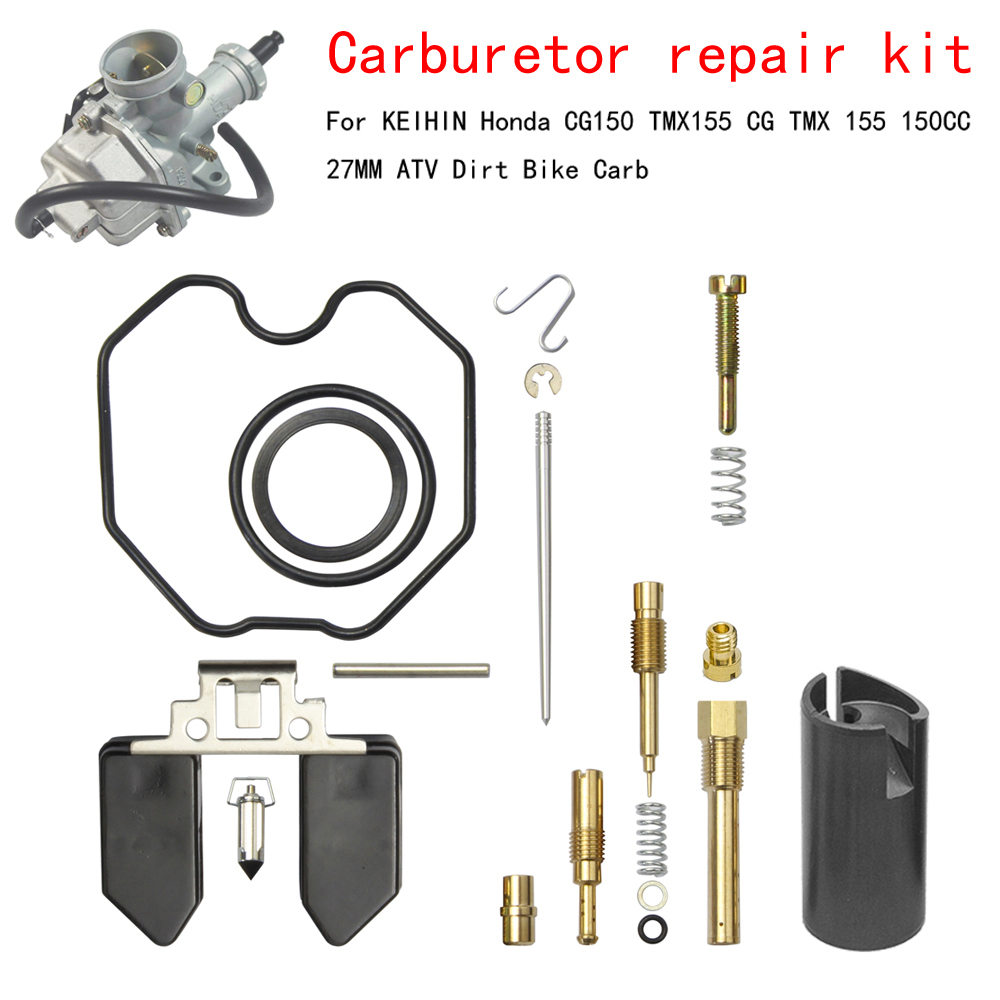 Carburetor repair kit Carb For KEIHIN Honda PZ27 CG125 CG150 TMX155 CG ...