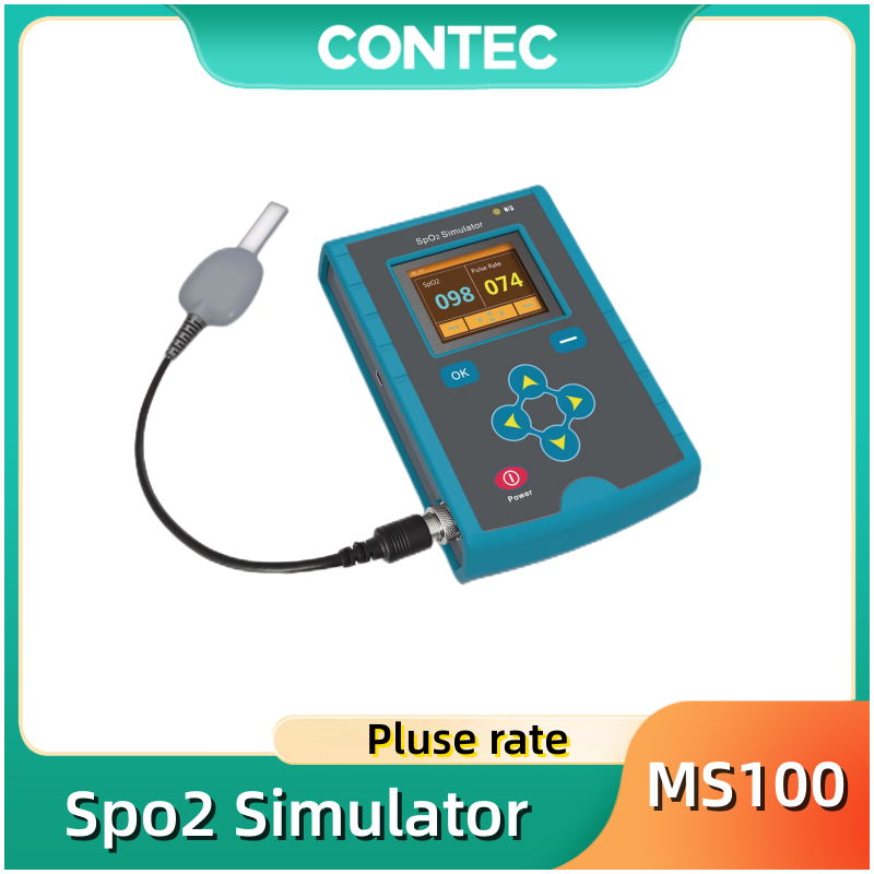 MS100 Simulator Oxygen saturation simulation Pulse rate simulation ...