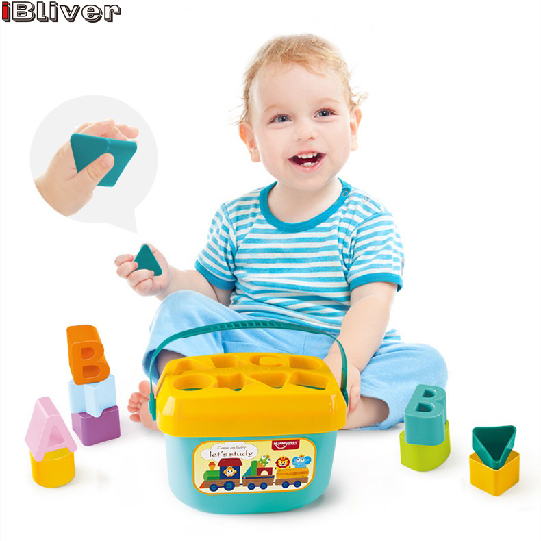 iBliver Baby Shape Sorter Toys, Early Educational Toys For Boys Girls ...