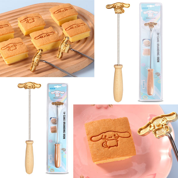 Hello Kitty Cinnamoroll Cake Logo Brass Mold Handle Set Fire-Burning ...