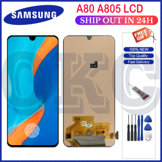 AMOLED LCD Display For Samsung Galaxy A80 A805 A805F LCD Display Touch ...
