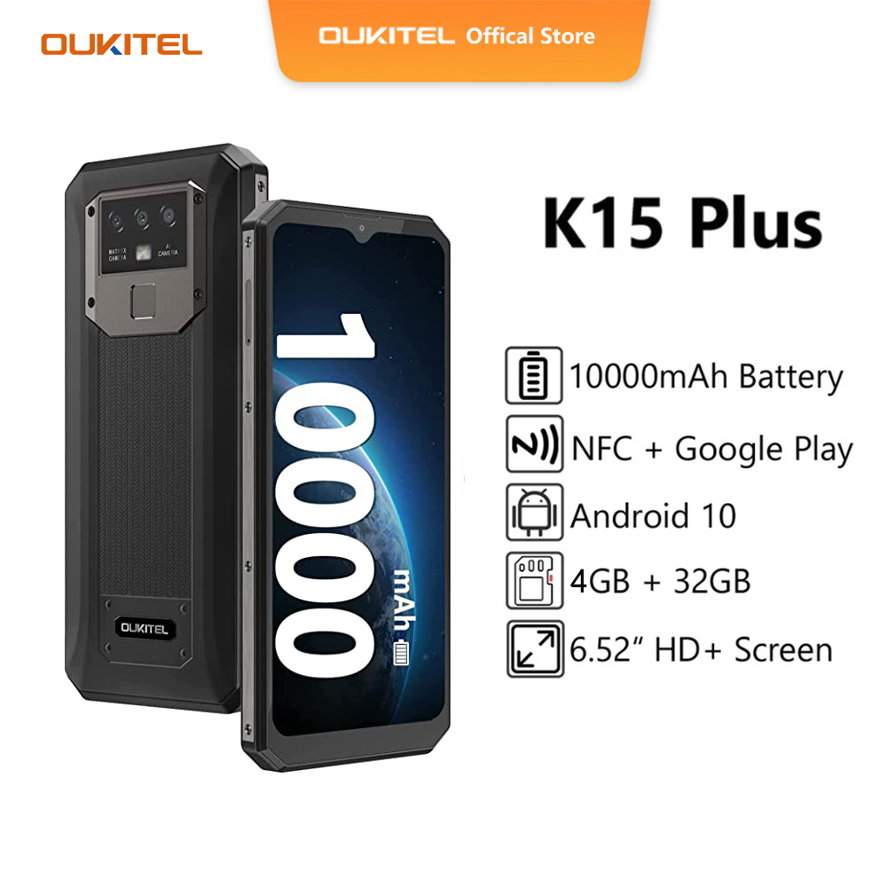 OUKITEL K15 Plus（6.52" 10000mah Nfc Smart Phone 3gb Ram 32gb Rom ...