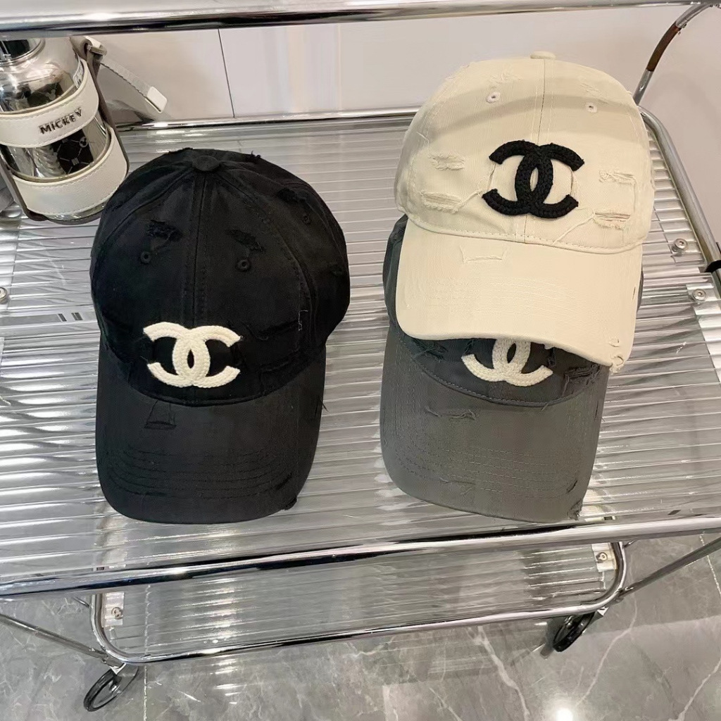2023 New Style cc Baseball Cap Fashion Letter Hole Street Cotton Super ...