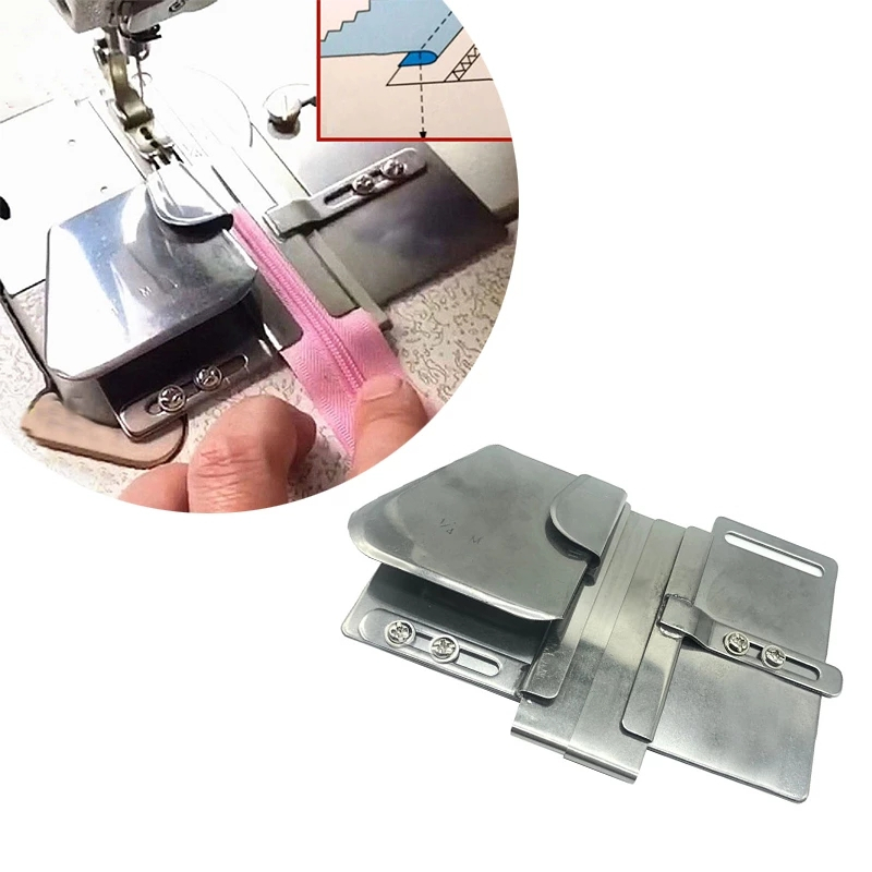 Upper Zipper Hemming Attachment For Industrial Sewing Machine ...