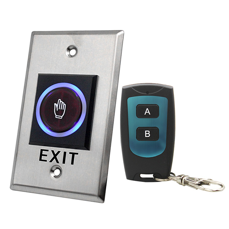 Touch Infrared Sensor Door Release EXIT Button Switch with 2 Channels ...