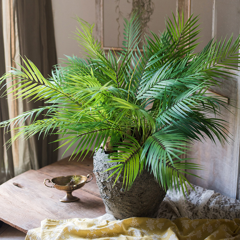 Palm Leaf Simulation Plant Nordic Ins Style Decorative Plant Phoenix ...