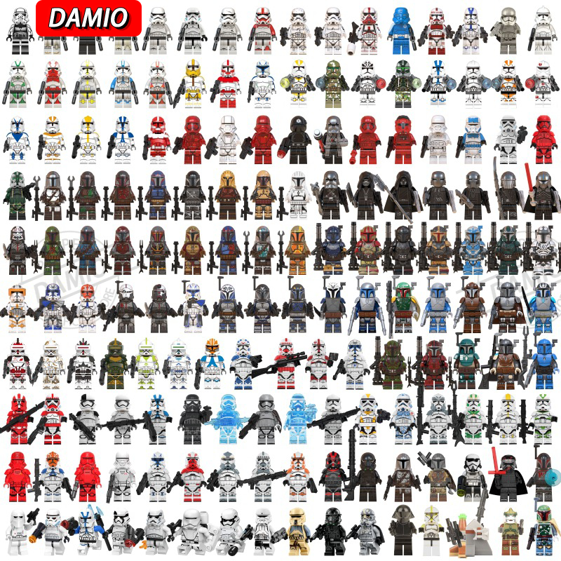 Star Wars Clones Darth Vader Obi-Wan Yoda Dark Troopers clone tropper ...