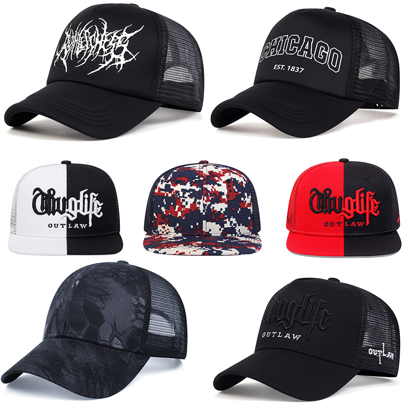 High quality trucker cap fashion net cap for man casual Baseball cap ...