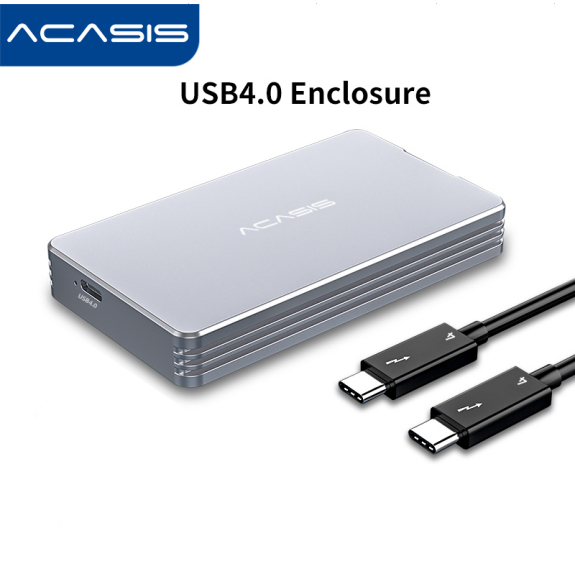 ACASIS Thunderbolt3 40Gbps NVME M.2 SSD Enclosure 4TB Aluminum Type C ...