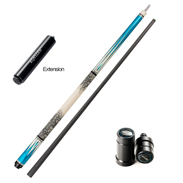 KONLLEN KL-05 Carbon Fiber Pool Cue Leather Wrap Professional (Carbon ...