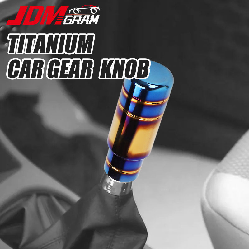 JDMGRAM Titanium Car Gear Knob Manual Automatic Universal Car Shift ...