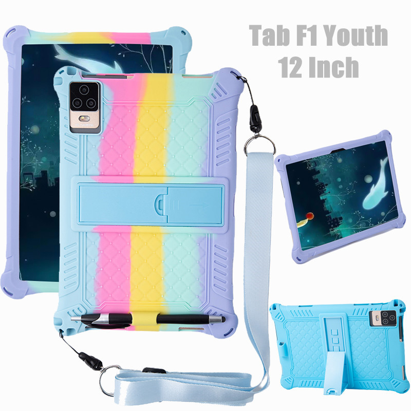 Samsung Tab F1 Youth 12 Inch Tablet PC Soft Shockproof Solid Color Back ...