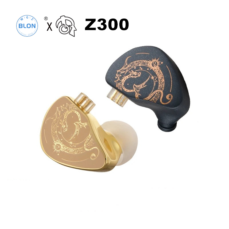 BLON x HBB Z300 10mm Silicone Diaphragm In Ear Monitor Earphone Detachable 2Pin Copper Cable ...