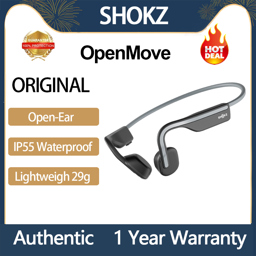 Original SHOKZ OpenMove S661 Bone Conduction Earphone Aftershokz IP55 ...
