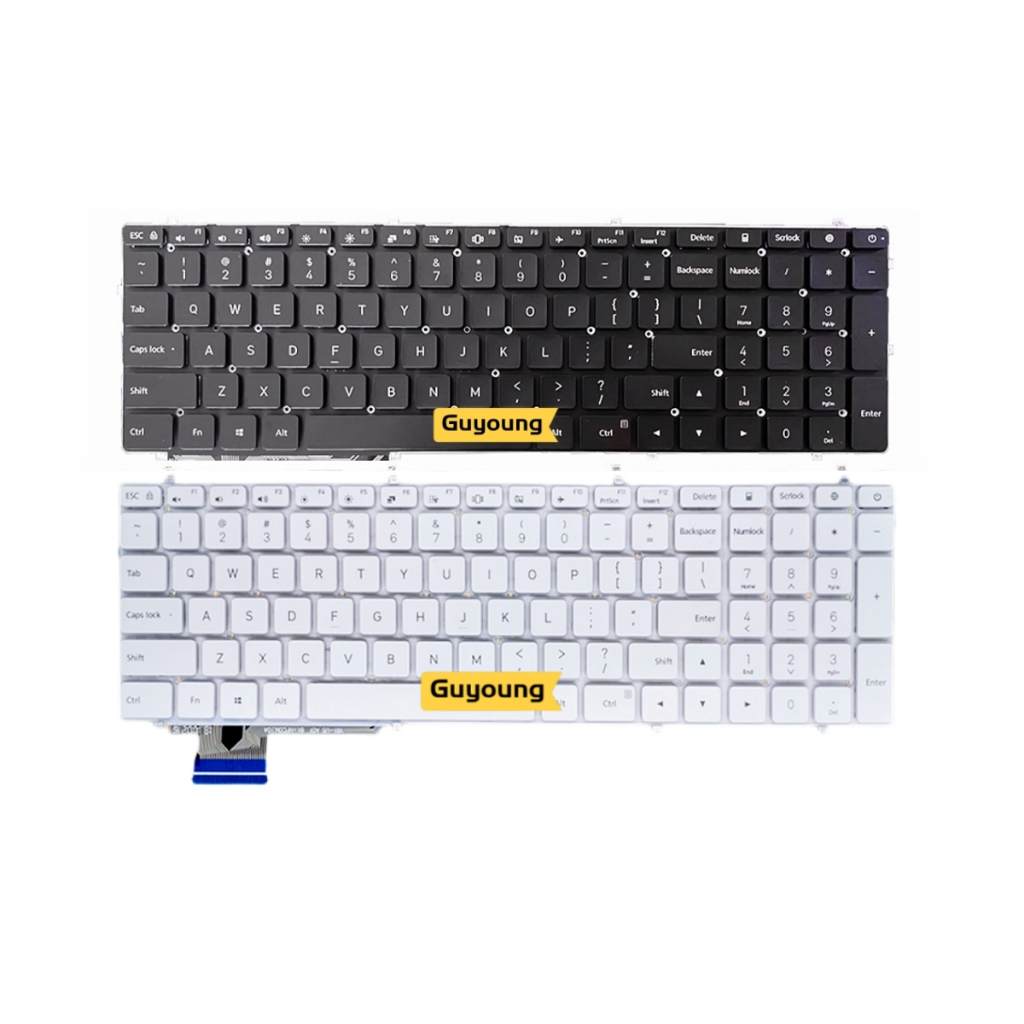 YJX Laptop US Keyboard for Xiaomi MI 15.6 Inch RUBY TM1802 MX110 TM1709 ...
