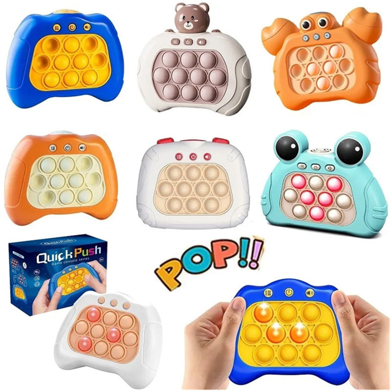 Big Push Pop It Pro Game Console Fidget Toy Silicone Rainbow Chess ...