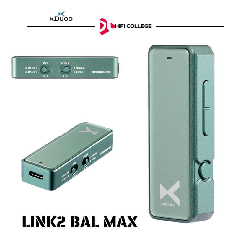 XDUOO Link2 Bal Max USB DAC Balanced Headphone Amplifier CS43131*2 DAC ...