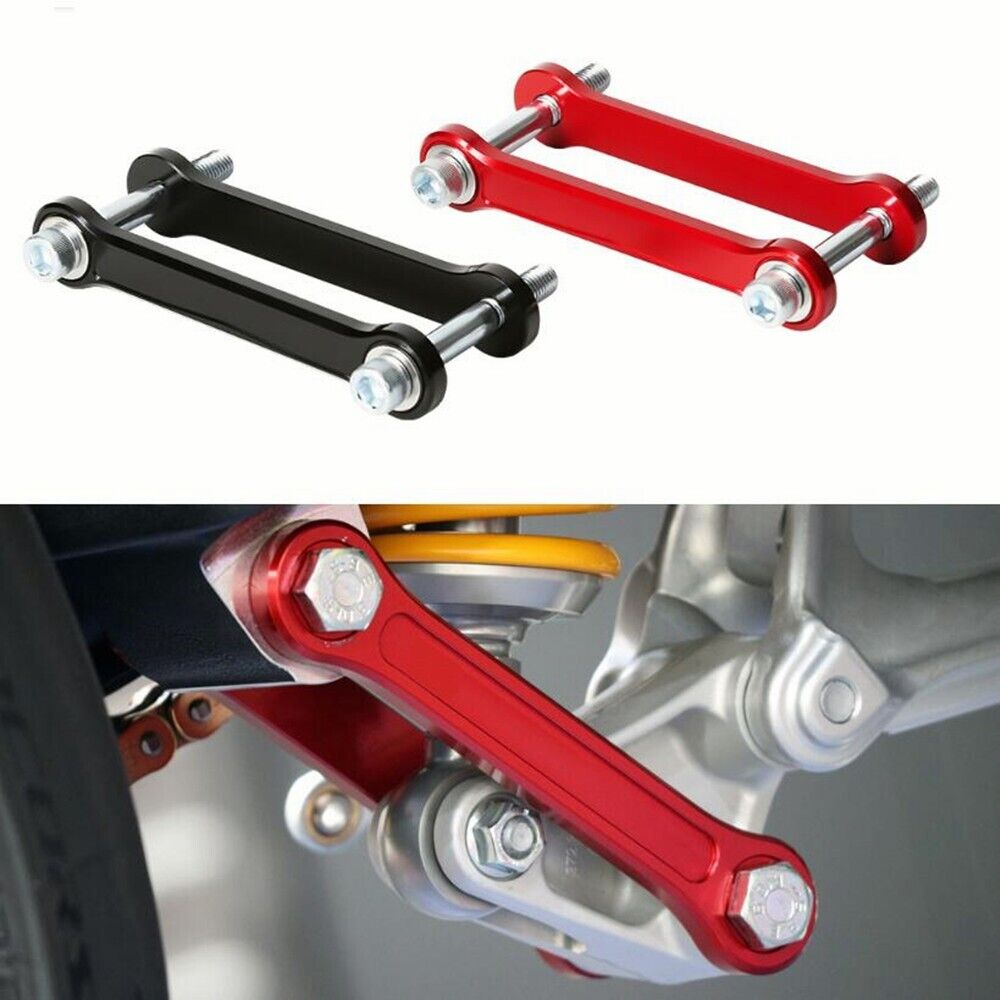 Rear Adjustable Suspension Lowering Link Kit Motorcycle Cushion Drop ...
