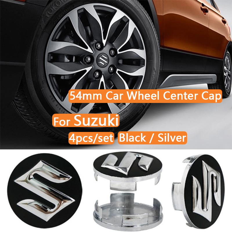 4PCS Suzuki 3D Emblem 54MM Car Wheel Center Hubcap Hub Cap for Suzuki ...