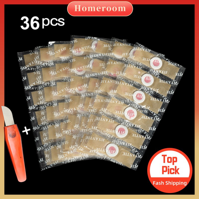 36Pcs Foot Corn Removal Plaster with Hole Warts Thorn Patch Feet Callus ...