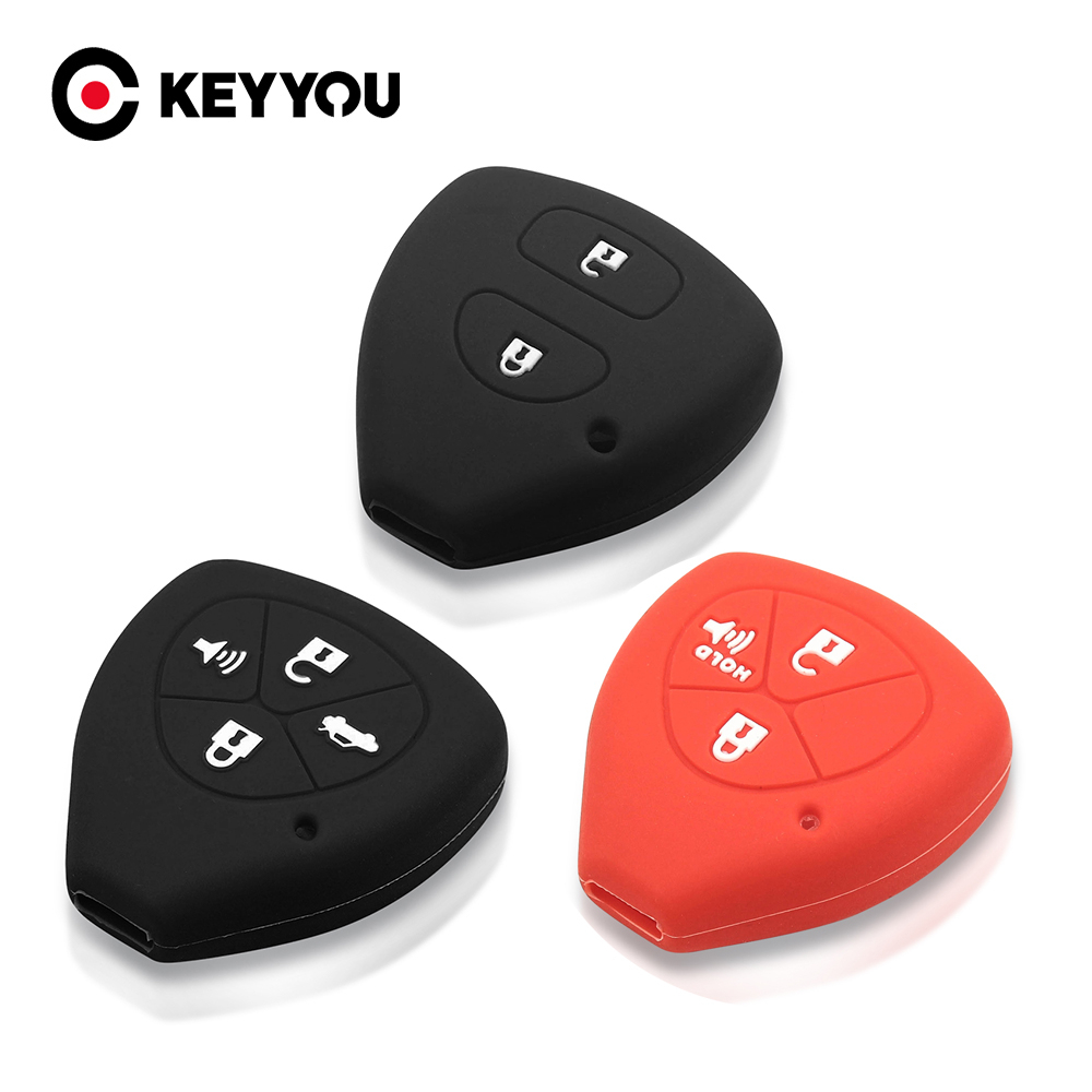 Silicone Remote Car Key Case Cover Toyota Vios gen 2 Wigo Innova ...