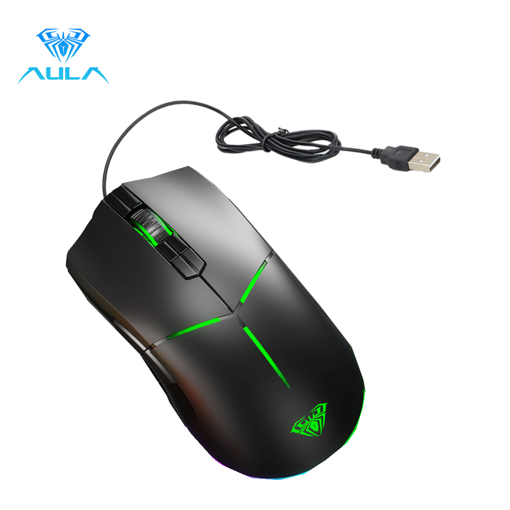 AULA F820 Gaming Mouse 6 Gear Dpi Ergonomic Usb Optical Multiple ...