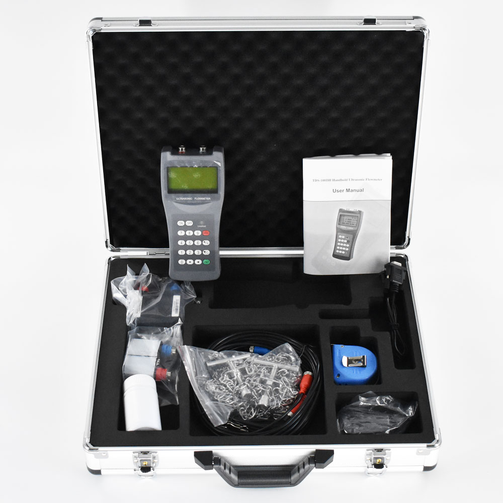 Portable TDS-100H Ultrasonic Flow Meter Flowmeter S2-DN15~100MM M2-DN50~700mm L2-DN300~6000MM ...