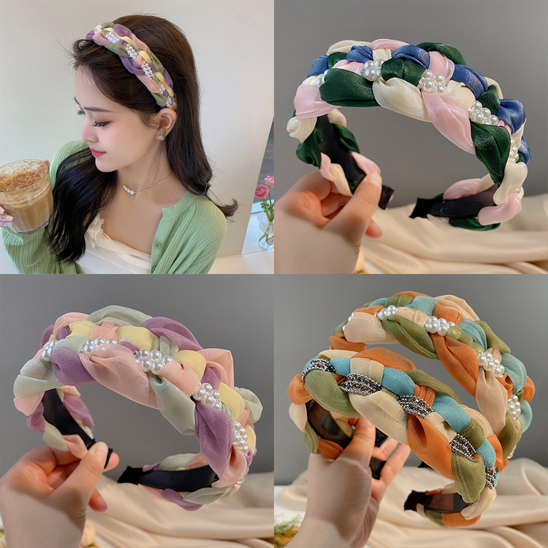 Toothed anti slip hair band for women in South Korea, wide edge hair ...