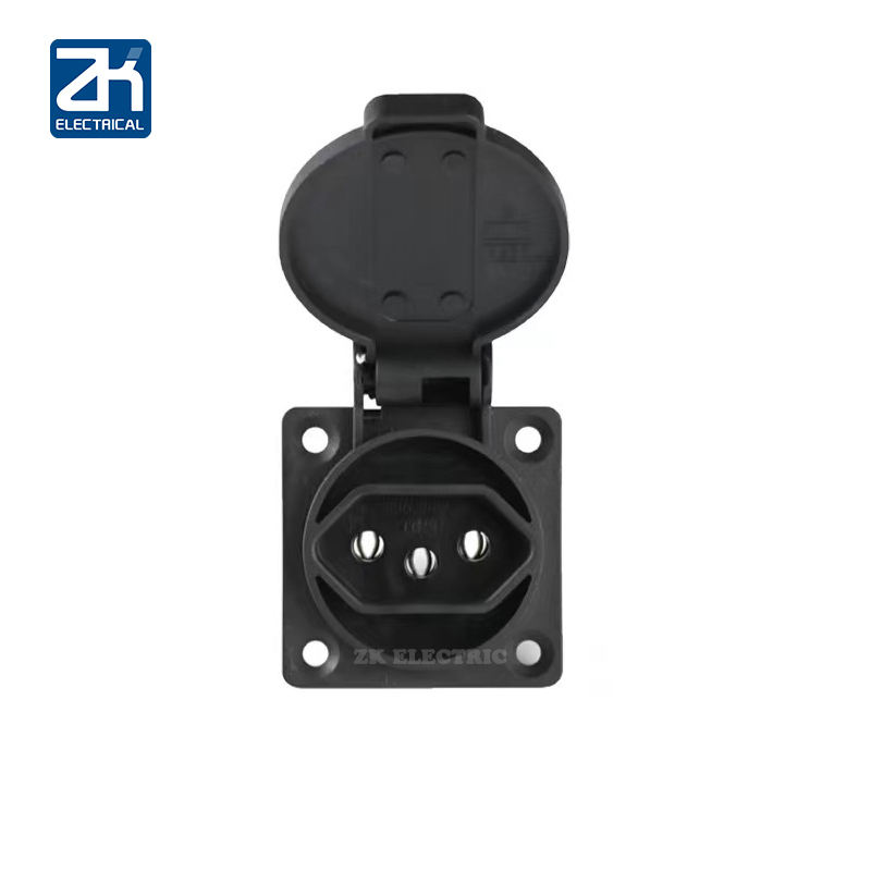 Brazilian 20A 250V waterproof socket IP44 industrial socket waterproof ...