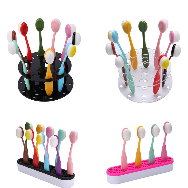 Multi Purpose Blending Brushes Holder Brush Rack Silicone Brush Holder ...