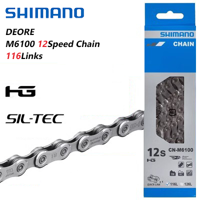 Shimano DEORE M6100 12Speed Chain 116L MTB Chain | Shopee Philippines