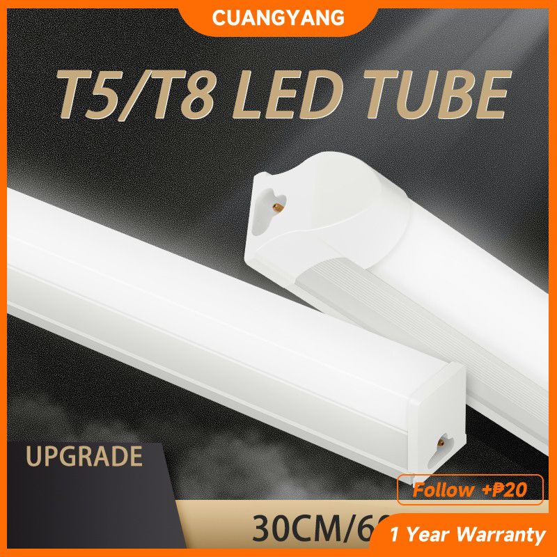 CHUANGYANG 60cm 90cm T5 T8 Led Tube Light 2ft 3ft 4ft For Home 10w 15w ...