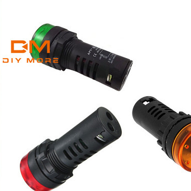 DIYMORE Ad16-22sm Dc 12v 24v 110v 220v Led Light Flash Alarm Buzzer ...