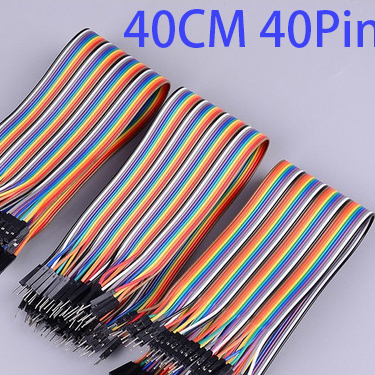 DIYMORE Dupont Cables 40cm 40 Pin 2.54mm Male To Female Breadboard ...