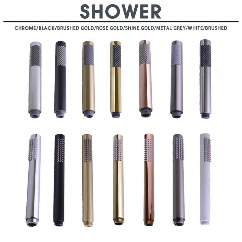 Hand Shower Shine Gold Rose Gold Grey White Black Silver Matt High ...