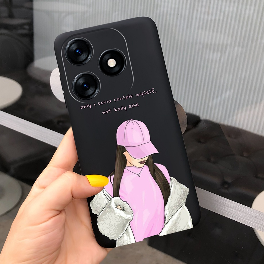 Tecno Spark10 Spark 10c Phone Case New Heart Soft Silicone Rubber Proective Back Cover For Tecno