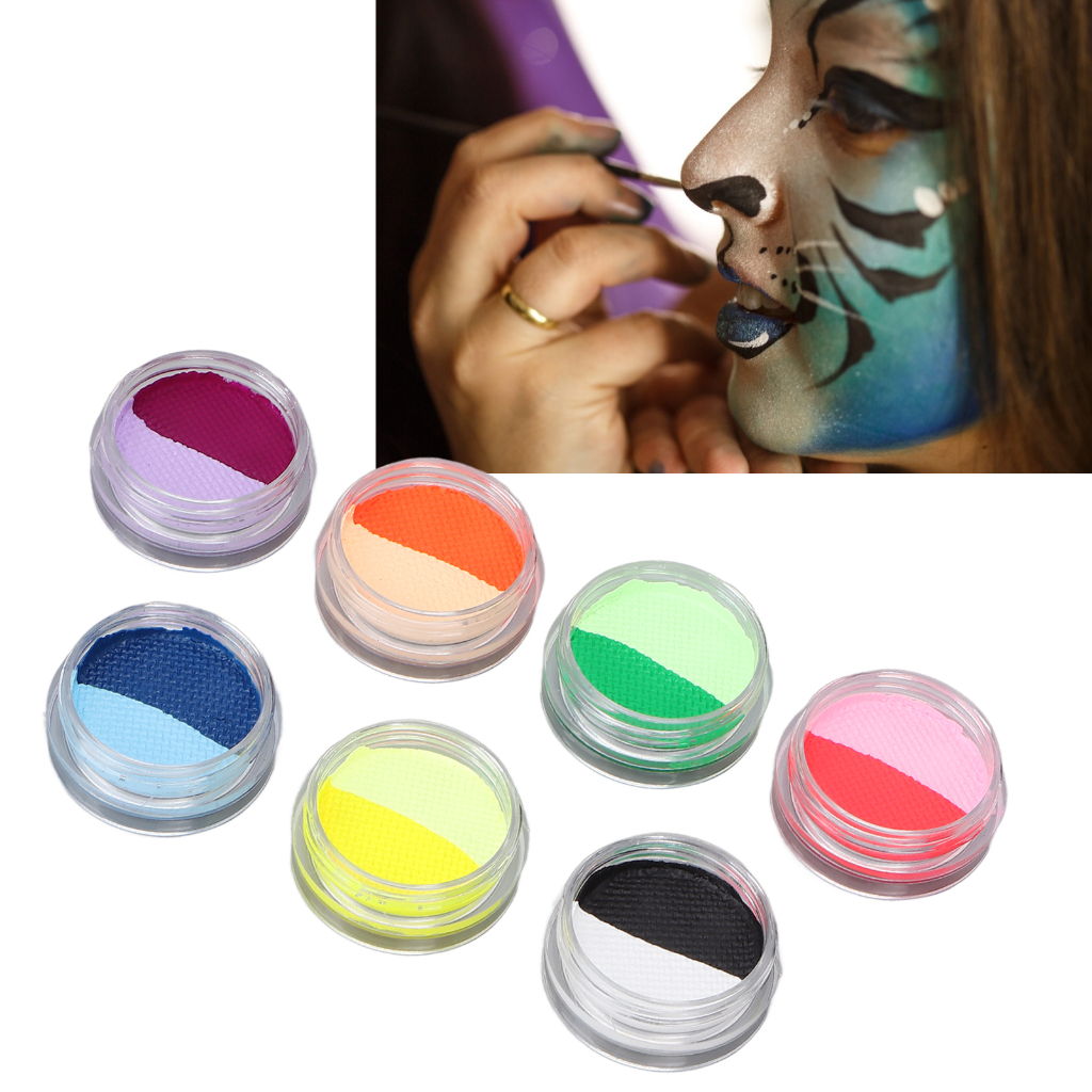 7pcs Face Body Paint Palette Professional Cosmetic Painting Plate for ...
