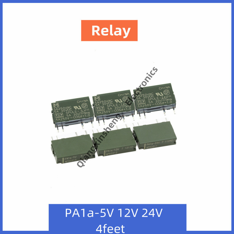 Mini Electronic Relay PA1a-5V 12V 24V Brand New Bulk Panasonic Relay 4 ...