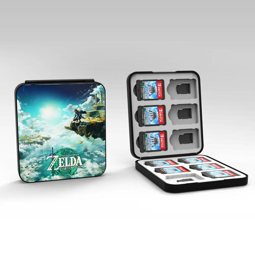 Nintendo Switch Magnetic Card Case Silicone 12pcs NS Game Card Storage ...