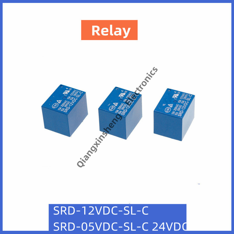 Mini Electronic Relay T73 Relay SRD-12VDC-SL-C SRD-05VDC-SL-C 24VDC 5 ...