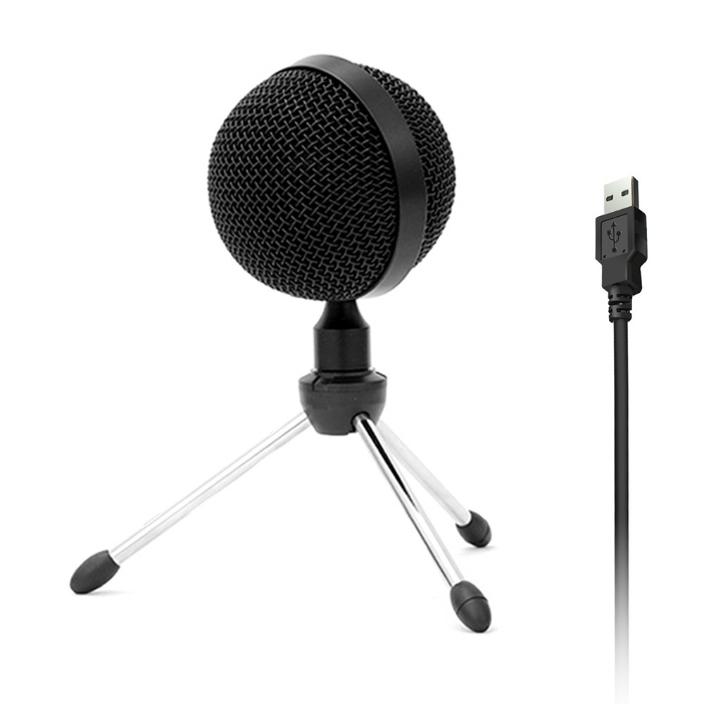 Omni-directional USB desktop condenser microphone 360 degree pickup ...