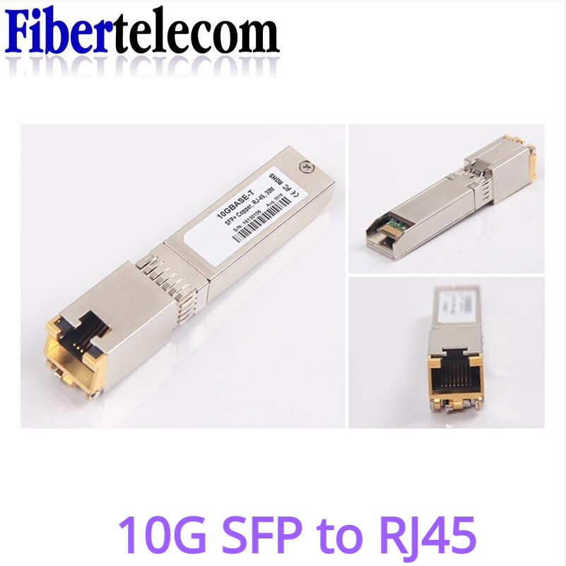 10G SFP+ to RJ45 Copper Module 10GB SFP RJ45 Module compatible with CISCO Mikrotik HUAWEI ...