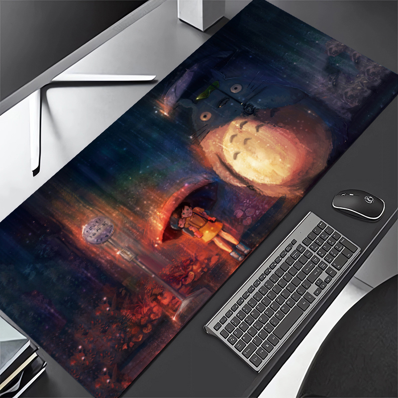 Totoro Spirited Away Mouse Pad Large Cartoon Cute Gamer Desk Mat Kawaii ...
